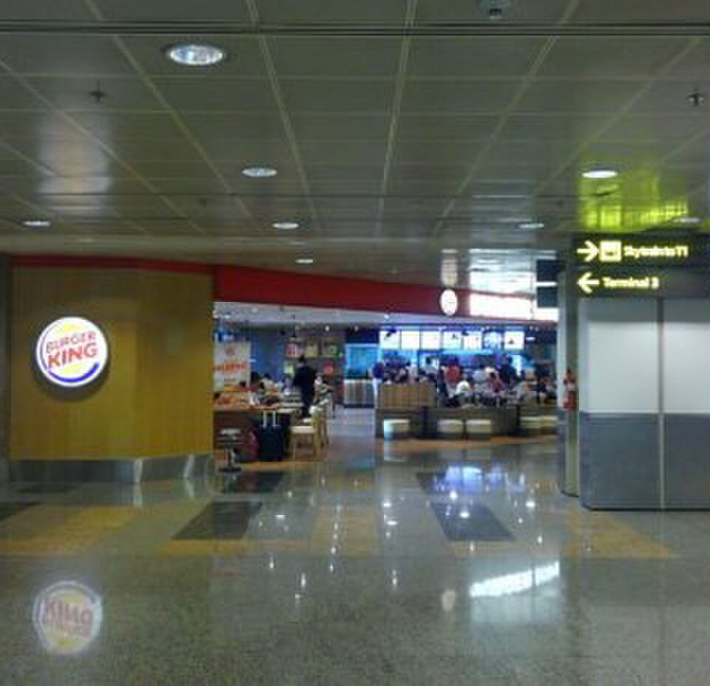 周辺のお店を探す : Burger King Changi Airport terminal 1 - シンガポール・チャンギ国際空港 (SIN ...