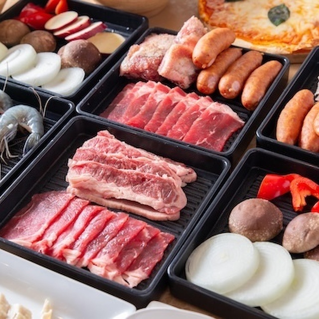 【2H飲み放題付】リーズナブルにBBQを楽しめる♪ Aプラン フライドポテトや鶏のスペアリブ、BBQ野菜盛り合わせにピザまで ビールやカクテルなどドリンクも充実 : Canal terrace ...