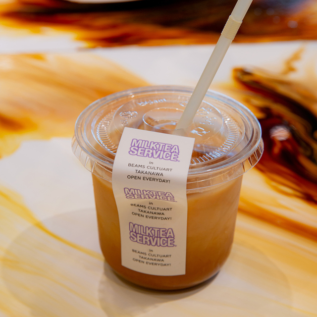 MILK TEA SERVICE BEAMS CULTUART TAKANAWA - 高輪ゲートウェイ/ティースタンド | 食べログ