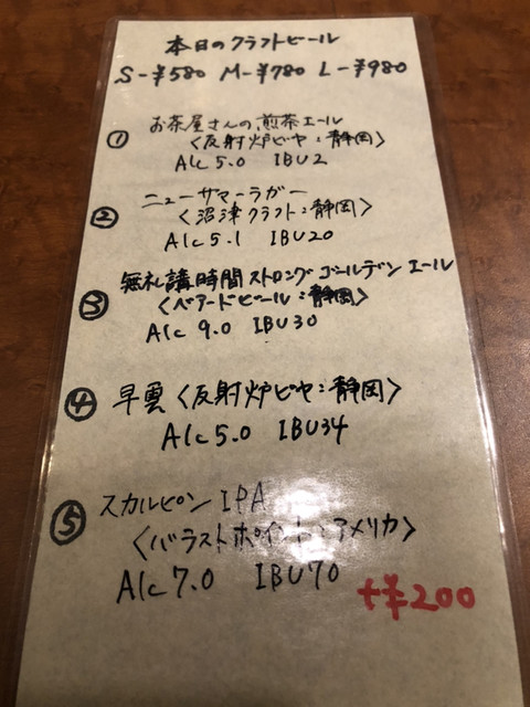 メニュー写真 : クラフトビール&ワイン obi （craft beer & wine obi） - 松陰神社前/ビストロ | 食べログ