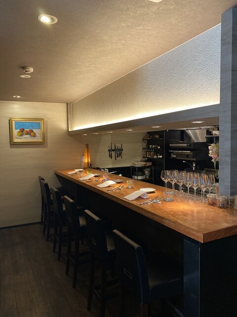 座席 : L'inconnu （ランコニュ） - 恵比寿/フレンチ | 食べログ