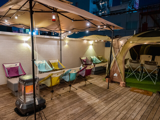 座席 : 貸切パーティー&屋上BBQ studio Chill （スタジオ チル） - 日本橋/居酒屋 | 食べログ