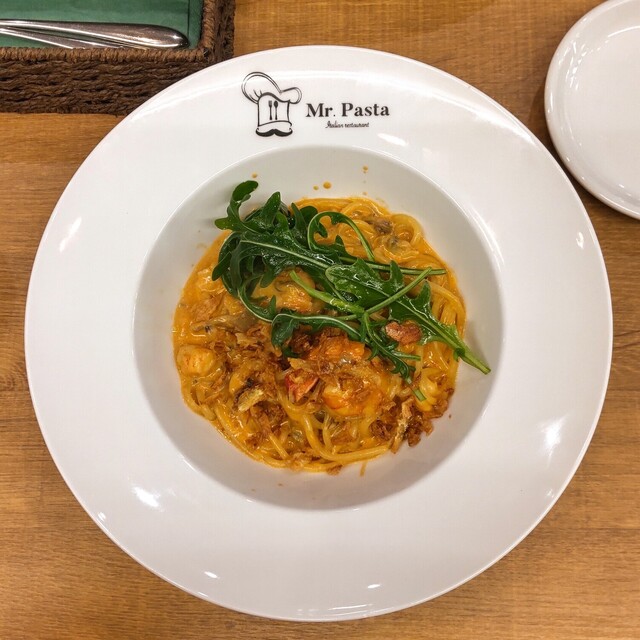 『海老！海老！海老！オマール海老のビスク風』by ぷーこ 93 : Mr.Pasta - 河内松原/パスタ [食べログ]