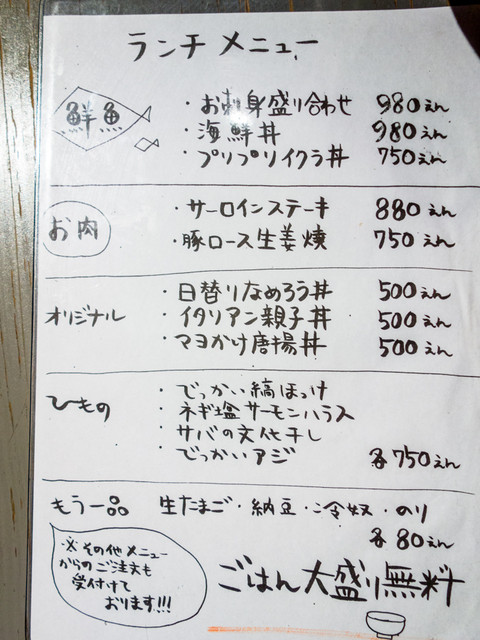 メニュー写真 : 【閉店】いかり屋 - 京成上野/居酒屋 | 食べログ