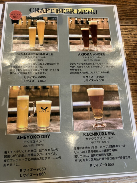 メニュー写真 : 東京ブッチャーズ with OKACHI Beer Lab - 御徒町/バル | 食べログ