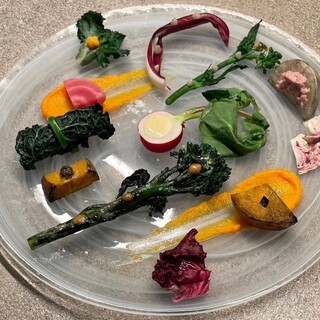 旬の厳選素材を使用"贅沢ランチコース" : STUN - 京橋/イノベーティブ | 食べログ