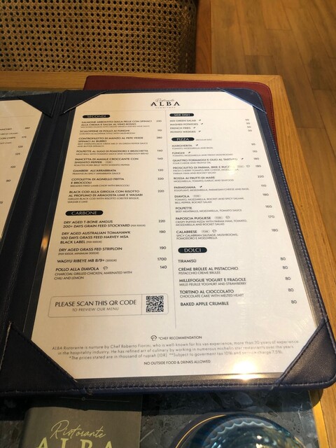 メニュー写真 : ALBA Ristorante SUMMITMAS - ジャカルタ/イタリアン | 食べログ