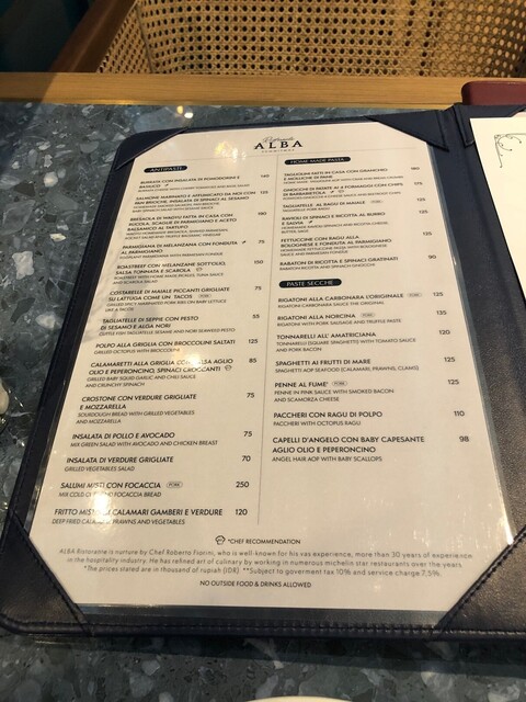 『初回！』by makoto-kishi : ALBA Ristorante SUMMITMAS - ジャカルタ/イタリアン [食べログ]