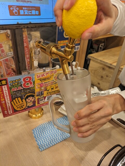 0秒レモンサワ― 仙台ホルモン焼肉酒場 ときわ亭 北千住店のご予約 - 北千住/焼肉 | 食べログ