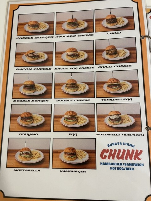 口コミ一覧 : CHUNK BURGER STAND （チャンク バーガー スタンド） - 北四番丁/ハンバーガー [食べログ]