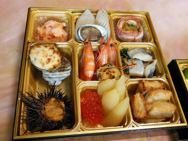 『メヒコの特選シーフードおせち』by 食いしん坊のダヤン : メヒコ 守谷フラミンゴ館 - 守谷/シーフード [食べログ]