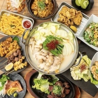 《ALL IN》看板メニュー全品＋味わい深し博多もつ鍋付 120分飲み放題付 贅沢三昧コース6000⇒ : 居酒屋 まんぷく屋 三宮店 ...