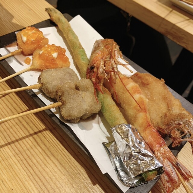 by ntrw. : 串揚げとワイン はち2nd - 桜木町/串揚げ [食べログ]