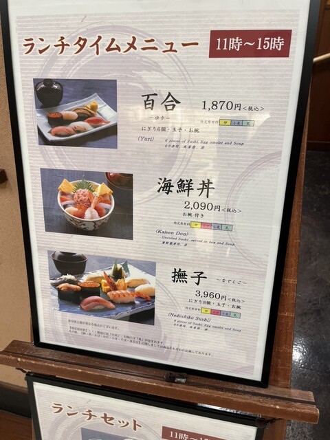 メニュー写真 : 下高井戸旭鮨総本店 京王百貨店8F店 - 新宿/寿司 | 食べログ
