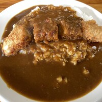 『ロースカツカレーサラダ付¥880』by pinmika : カリーム （咖喱夢）（Curry-MU） - 逆井/インドカレー [食べログ]