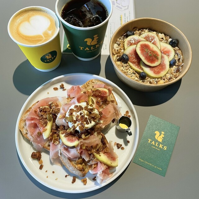 『雰囲気抜群モーニング』by OKAYAS。ぐるめっと。 : TALKS cafe & bar （トークス カフェアンドバル） - 大阪/カフェ [食べログ]