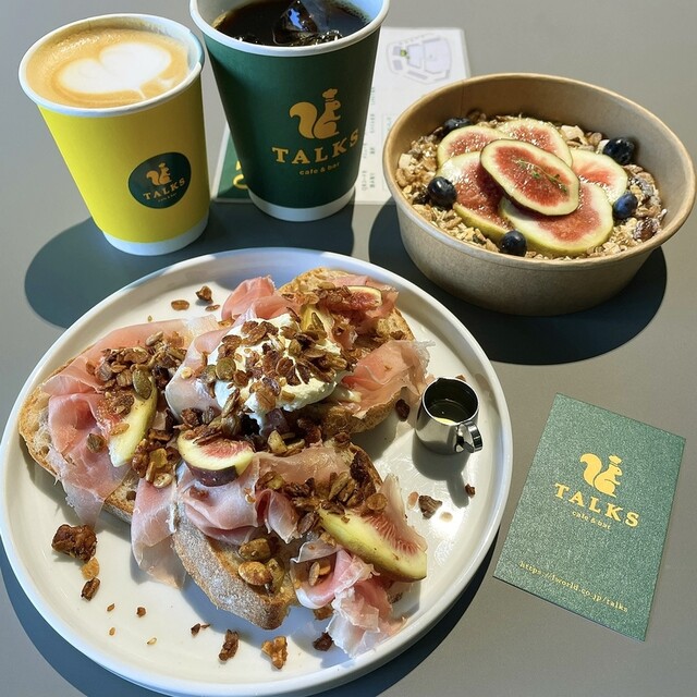 『雰囲気抜群モーニング』by OKAYAS。ぐるめっと。 : TALKS cafe & bar （トークス カフェアンドバル） - 大阪/カフェ [食べログ]