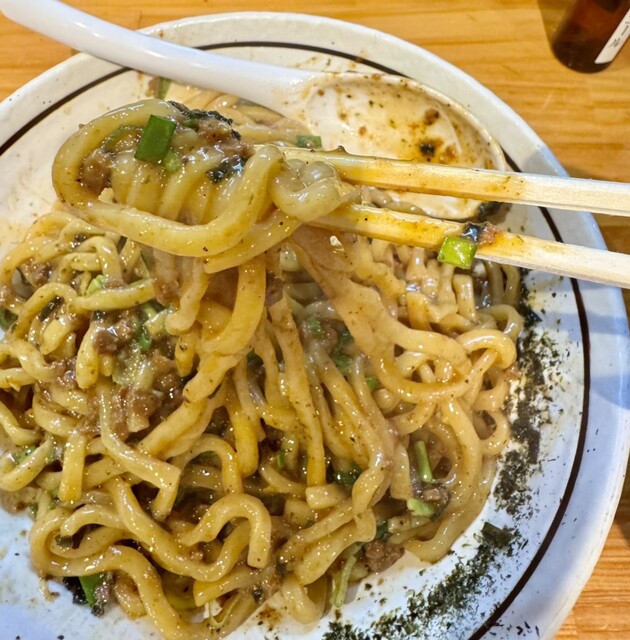 【閉店】濃厚担々麺 はなび 名駅店 亀島 台湾まぜそば 食べログ