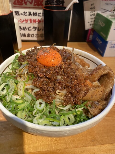【閉店】濃厚担々麺 はなび 名駅店 亀島 台湾まぜそば 食べログ