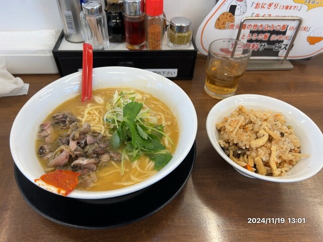 『支那そば炭鶏麺』by RSTてんきち : 支那そば 炭鶏麺 （シャモメン） - 野々市（IR）/ラーメン [食べログ]