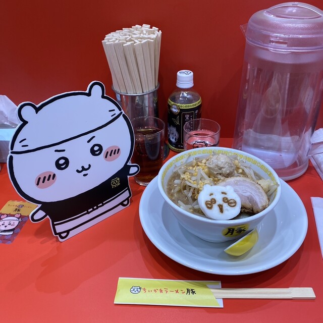 『可愛いが溢れていました』by puchine : ちいかわラーメン 豚 心斎橋 - 心斎橋/ラーメン [食べログ]
