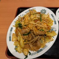 『ニラレバ定食』by big-nori : 日高屋 土浦西口店 - 土浦/ラーメン [食べログ]
