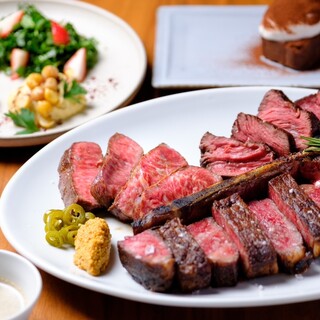 【宮崎「霧島ランチ黒毛経産和牛」新潟「あがの姫牛熟成肉」北海道「十勝若牛」3種の大皿炭火焼プレート】The Burn Beef Platter ...