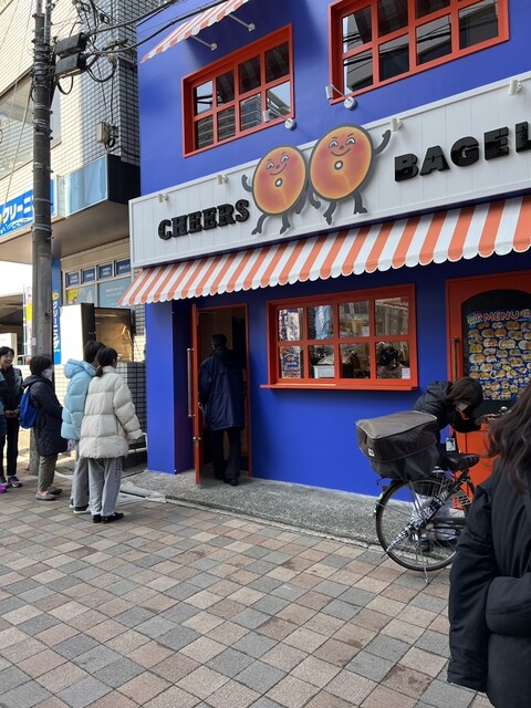 『ベーグルの店、とうとうオープン！』by aa0428 : CHEERS BAGEL - 武蔵小金井/ベーグル [食べログ]