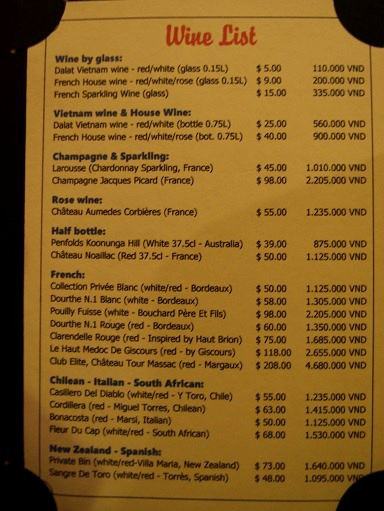 メニュー写真 : Maison Vie Restaurant - ハノイ/フレンチ | 食べログ