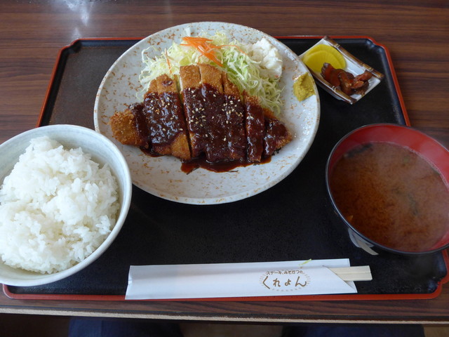 料理写真 : くれよん （みそかつステーキ） - 新潟市その他/とんかつ | 食べログ