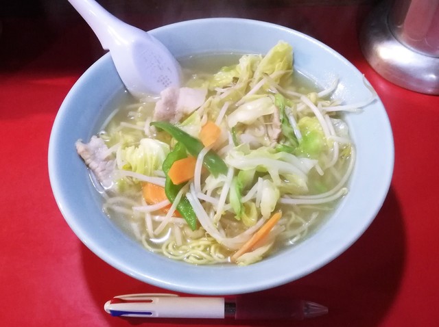 『タンメン 450円』by かくがく : 善の家 - 江戸川橋/中華料理 [食べログ]