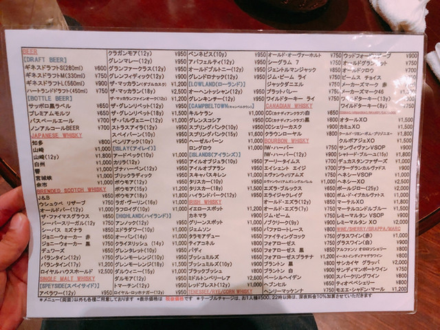 メニュー写真 2ページ目 : エムズ バー アンド カッフェ （M's Bar & Caffe） - 神楽坂/バー | 食べログ